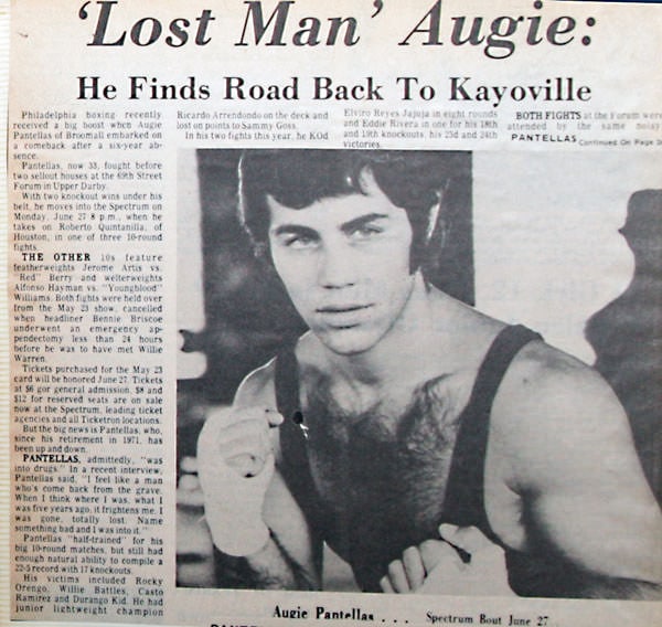 Augie Pantellas, Philadelphia’s Greek Boxing Bomber ⋆ Cosmos Philly