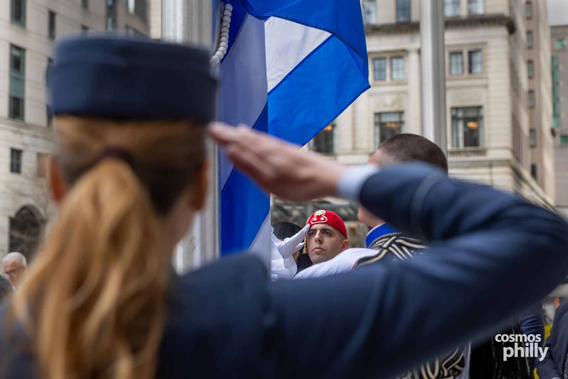 Greek Flag Raising Ceremony in Philadelphia ⋆ Cosmos Philly