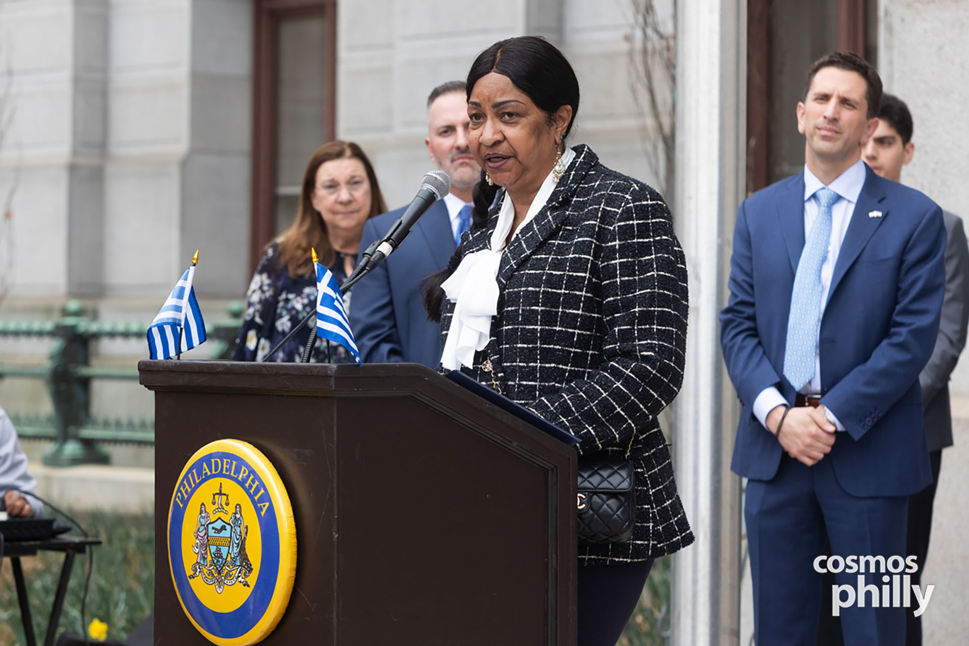 Greek Flag Raising Ceremony At Philadelphia City Hall – Highlights ...