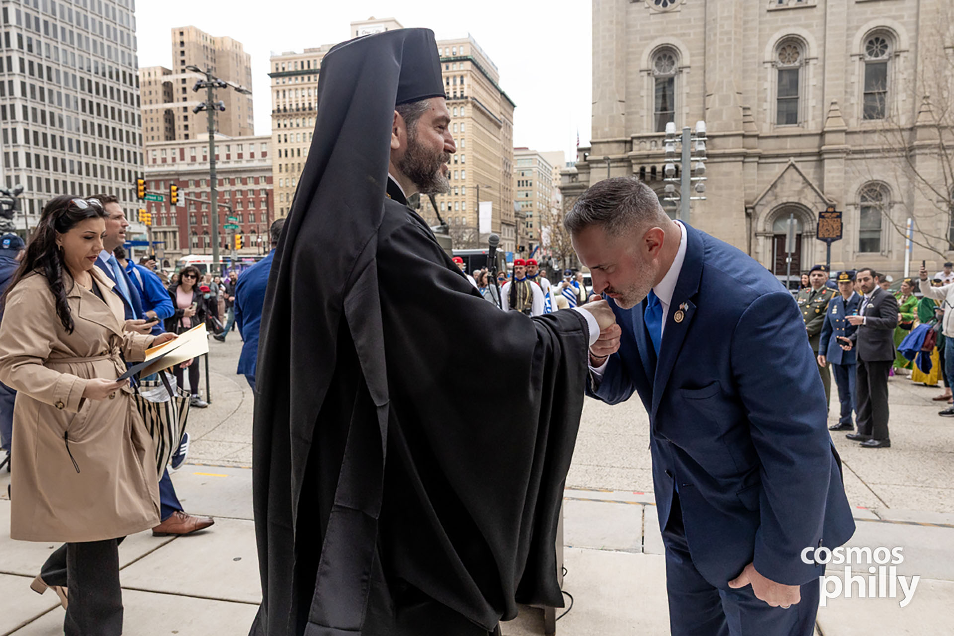 Greek Flag Raising Ceremony At Philadelphia City Hall – Highlights ...