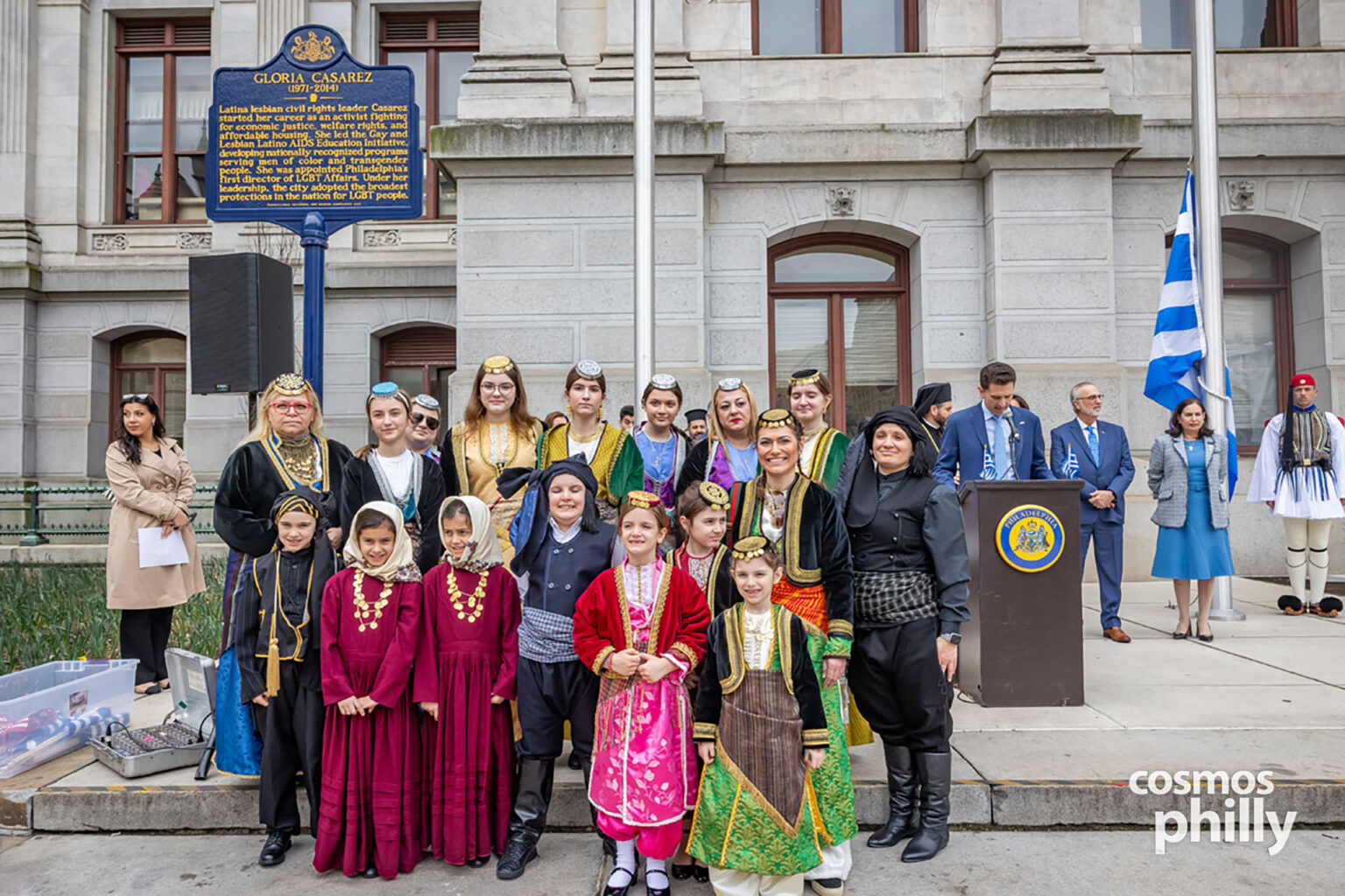 Greek Flag Raising Ceremony At Philadelphia City Hall – Highlights ...
