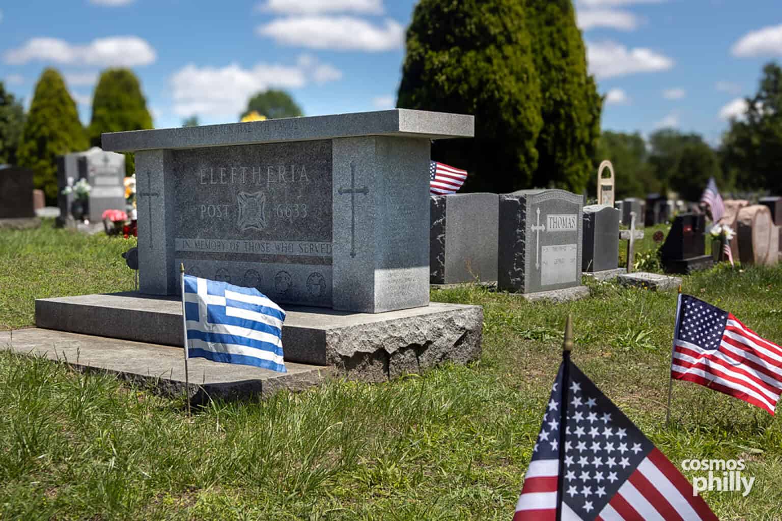 Final Memorial Of Eleftheria VFW Post 6633 Unveiled At St. Sophia